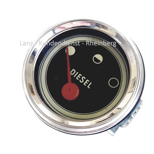 Fuel gauge diesel gauge tank clock ø52 mm for tractor John Deere Lanz ...