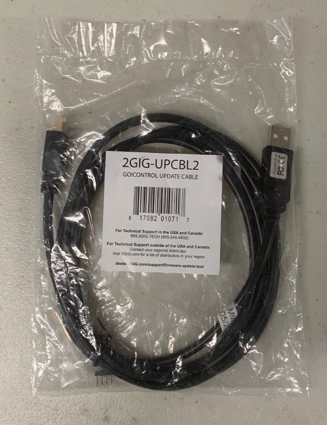 2 x brand new 2GIG-UPCBL2 Firmware Update Cable for Go Control TS1 Free ...