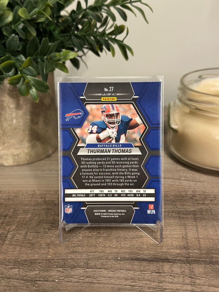 2023 PANINI MOSAIC PINK CAMO THURMAN THOMAS B BUFFALO BILLS #27 | eBay