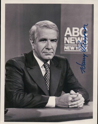 Autographed 9x7 Photo Harry Reasoner American journalist for CBS and ABC News | eBay