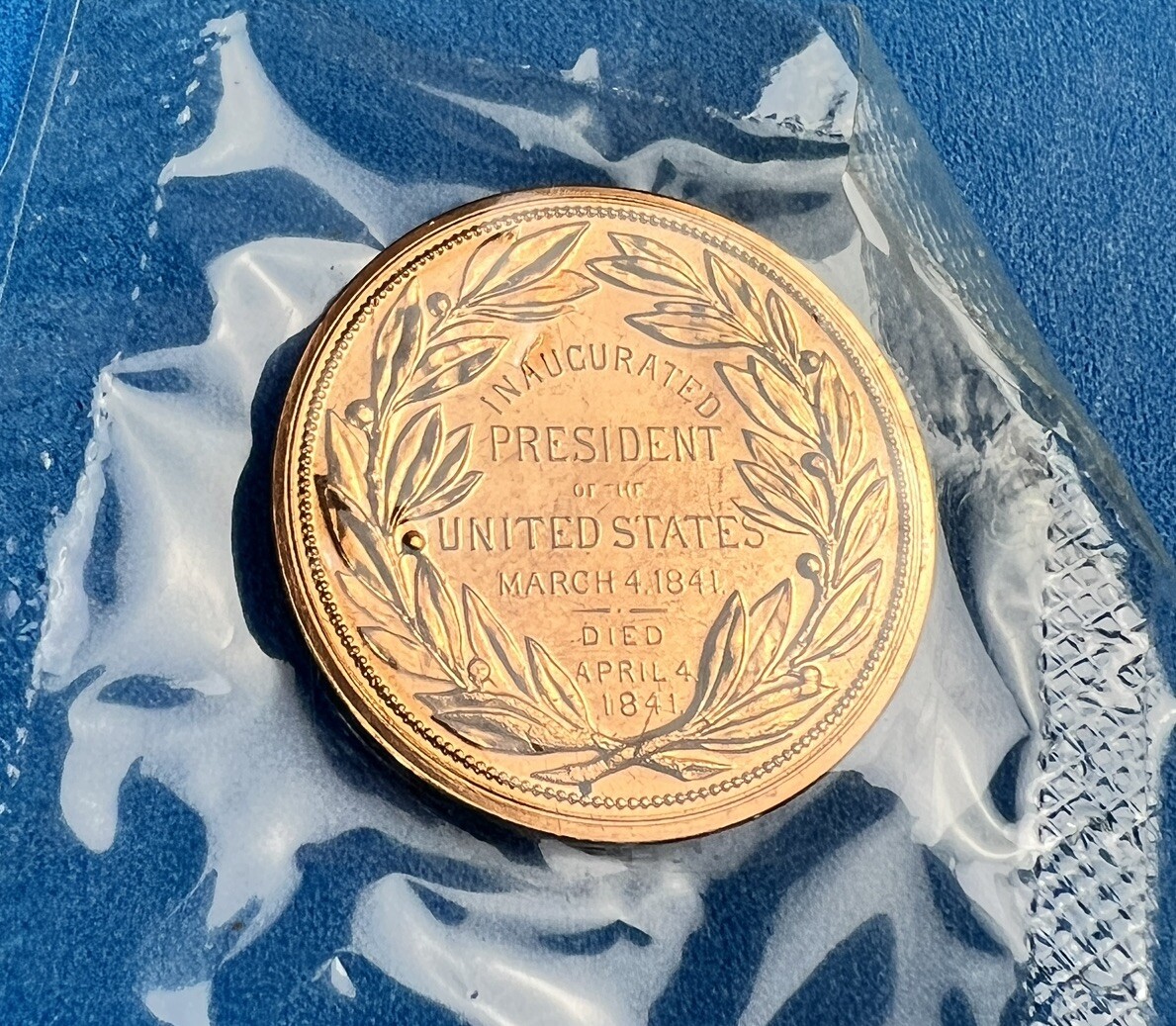 🔥 The Official Medals of America's Presidents William Harrison Bronze ...