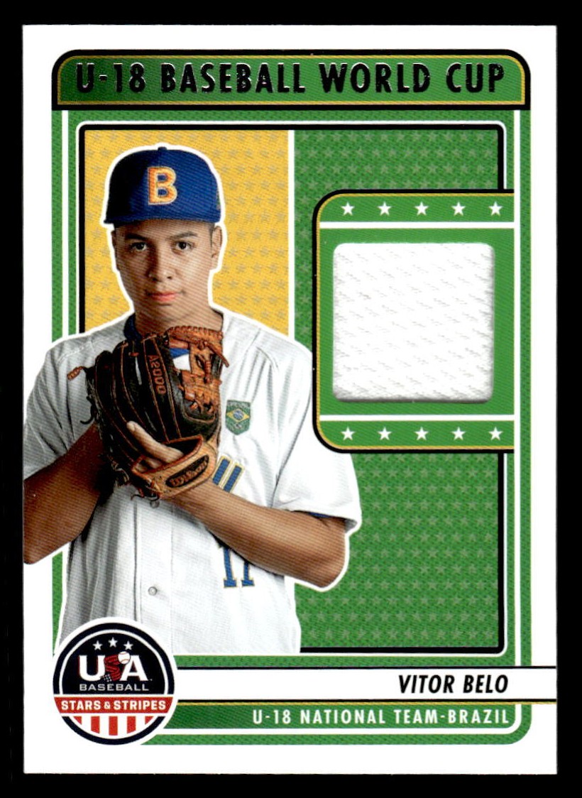 2023 Panini USA Baseball U18 Brazil Relic Vitor Belo (B) | eBay