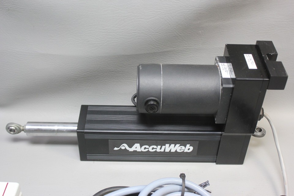 ACCUWEB MICRO 1000 WEB GUIDE SYSTEM W/CONTROLLER ACTUATOR & SENSOR CTL ...