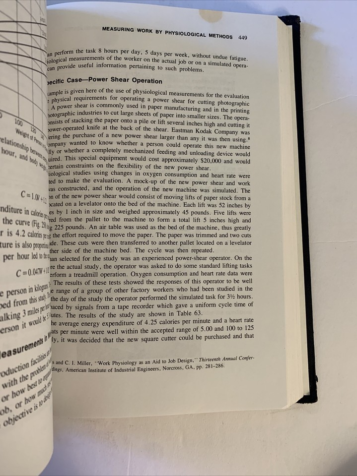 Motion and Time Study: Design and Measurement of Work by Barnes, Ralph ...