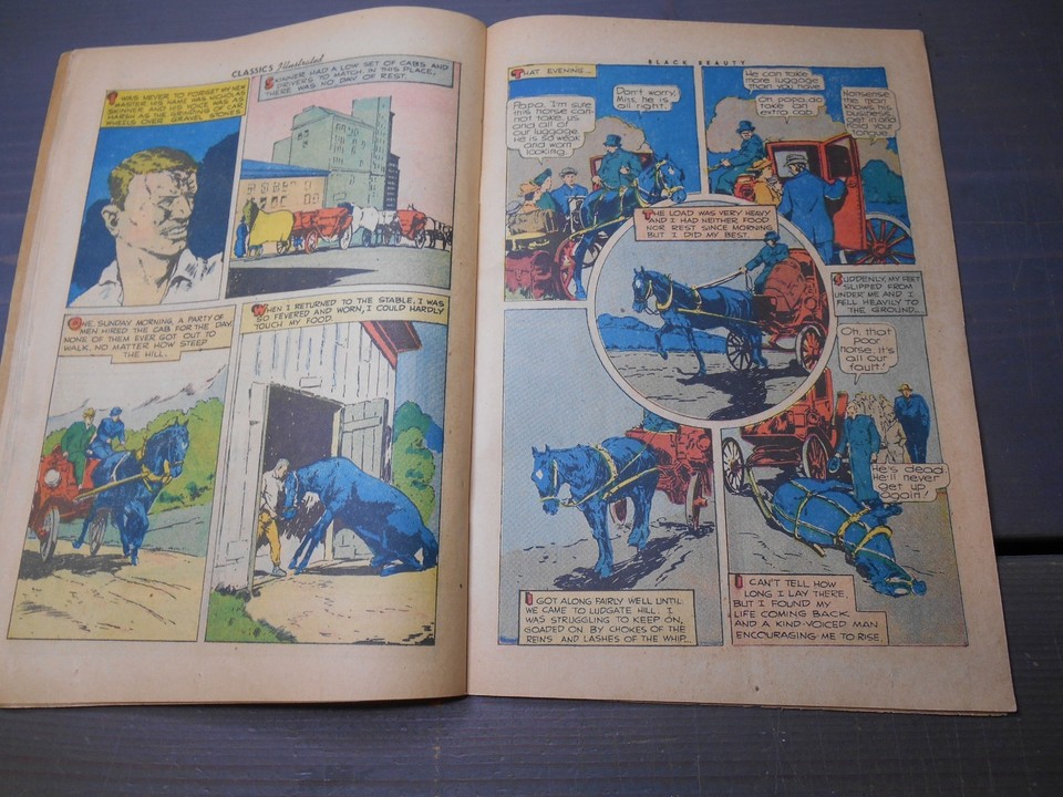 Classics Illustrated BLACK BEAUTY #60 1st Edition Comic Book | eBay