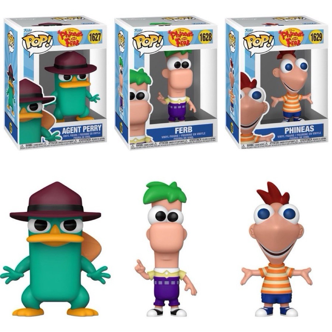 Phineas and Ferb FUNKO POP! Lot of 3 PREORDER | eBay