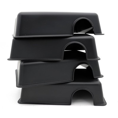 Reptile Hide Box Snake Hide Feel Secure and Safe Gecko Hide Black Large ...