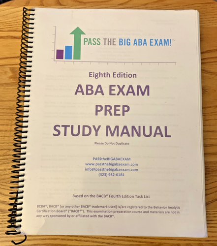 8th edition aba exam prep study manual | eBay