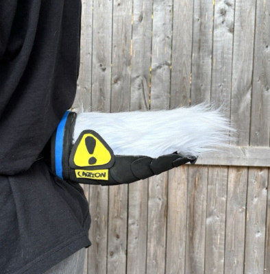 LQ protogen / mech Animal Small Fur-suit Tail Handmade Furry Cosplay | eBay