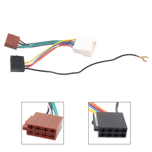 Fit Mitsubishi ISO WIRING HARNESS Radio Plug Lead Wire Loom Connector ...