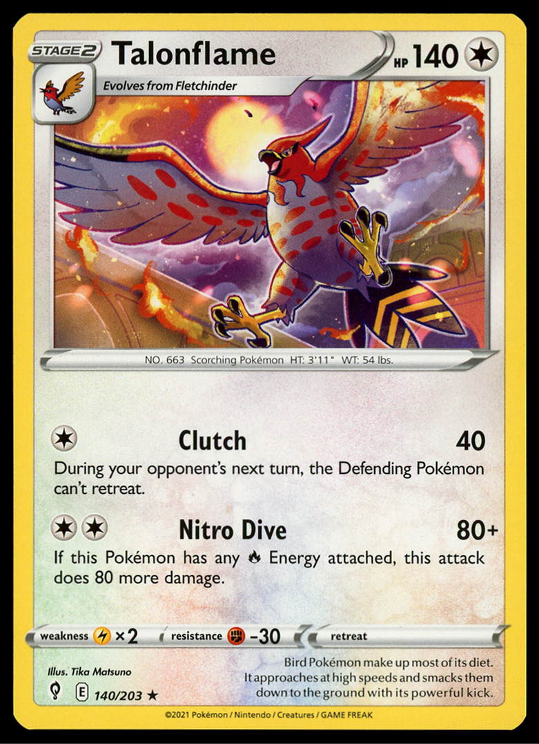 Talonflame Card