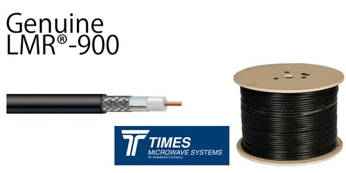 LMR-900-DB Times Microwave Coassiale 50 Ohm Low Loss Cavo Radio Tutte ...