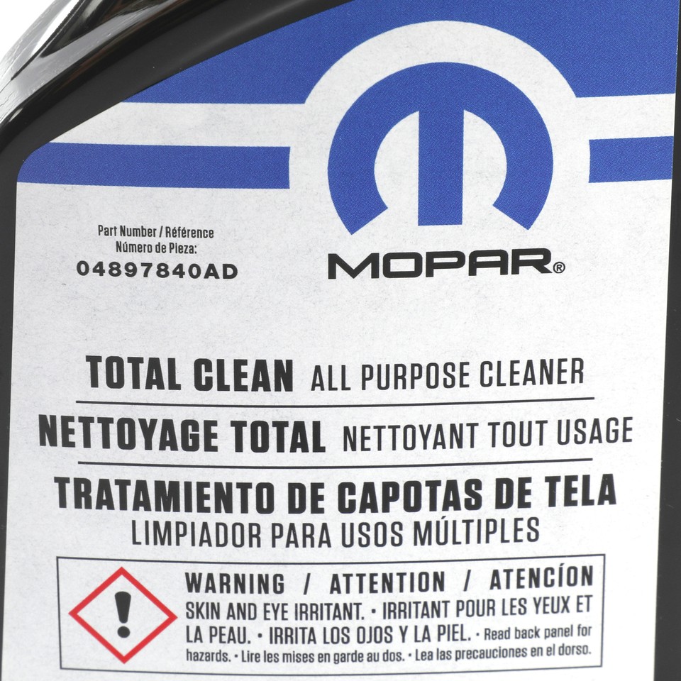 JEEP DODGE CHRYSLER RAM TOTAL CLEAN & DEODORIZER & CLEANER NEW MOPAR ...