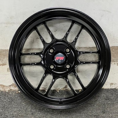 16" IPW 509 F1 STYLE WHEELS RIMS GLOSS BLACK FITS TOYOTA ECHO PRIUS C ...