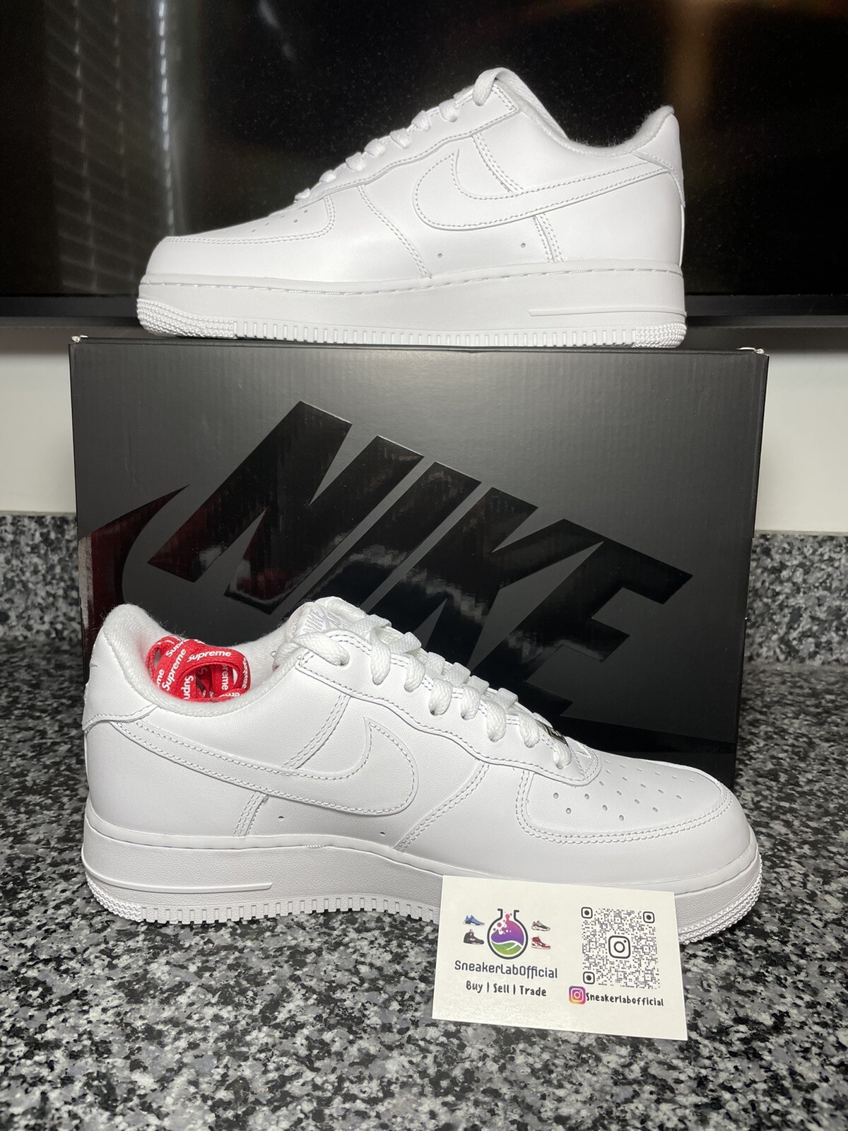 Nike Supreme Air Force 1 Low White (CU9225-100) Men's Sizes NEW | eBay