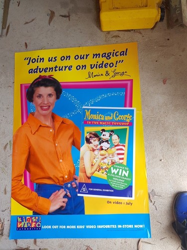 MONICA TRAPAGA IN THE MAGIC TOYSHOP SHOW PROMO POSTER ABC VIDEO RELEASE ...