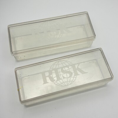 Risk Nostalgia Series 2 Plastic Game Piece Containers 2003 Replacement ...