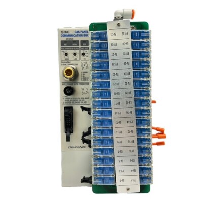 SMC GAS PANEL COMMUNICATION BOX IN587-07-A 24VDC 120MA MAX | eBay