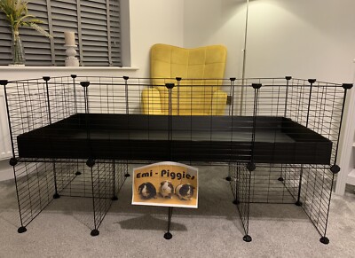 4x2 C&C Cage With Stand And 3mm Correx Liner - Guinea Pig Run Set Up ...