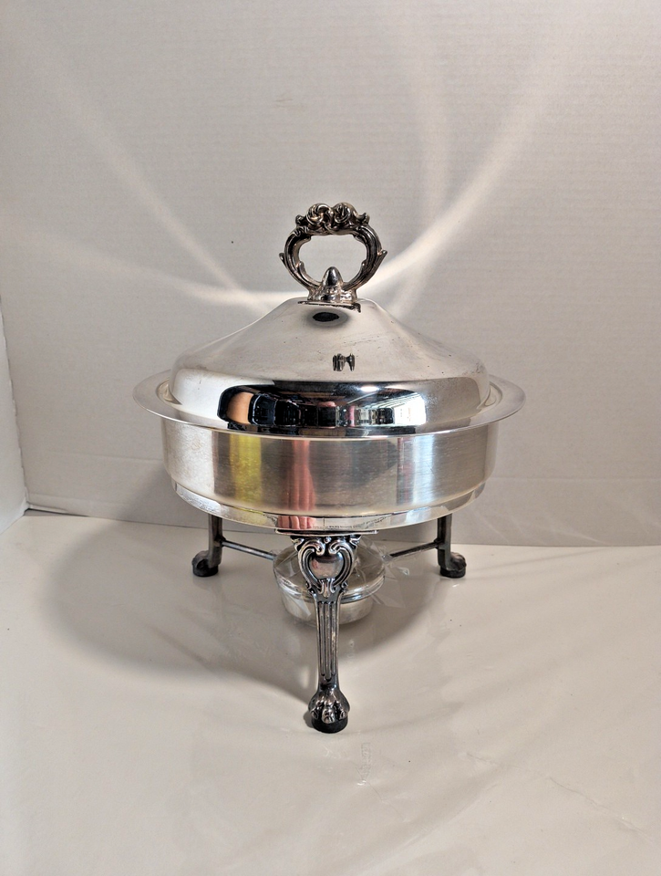 Vintage -The Sheffield Silver Co. Silver-Plate Chafing Serving Dish | eBay