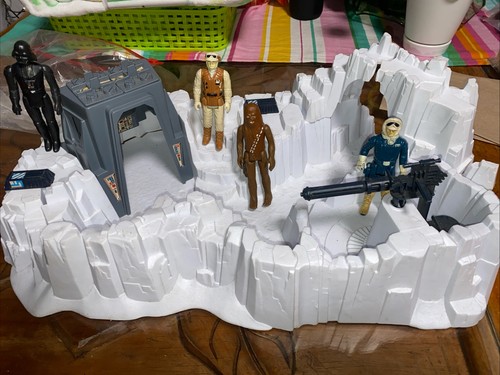 1980 Vintage Star Wars Hoth Imperial Attack Base COMPLETE Kenner Ice ...