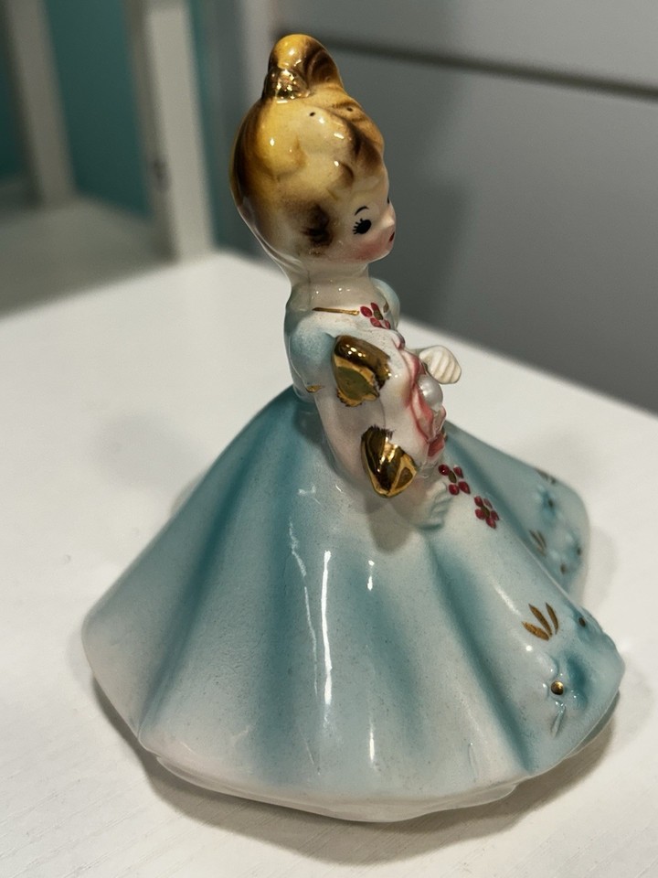 Josef Originals June Birthday Girl Figurine Pearl Birthstone Japan ...