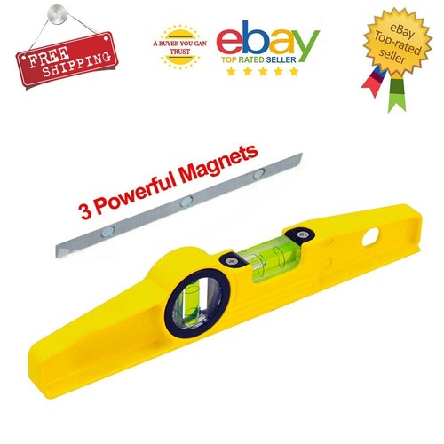 10"/250mm Magnetic Boat Spirit Level Scaffolders *Yellow Colour* | eBay UK