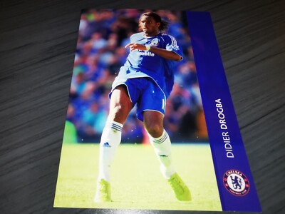 Didier Drogba Unsigned Chelsea FC Club autograph card | eBay Australia
