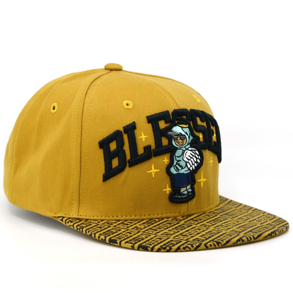 Blessed Bear Angel Leader New TL Embroidery Snapback Hat Baseball cap ...