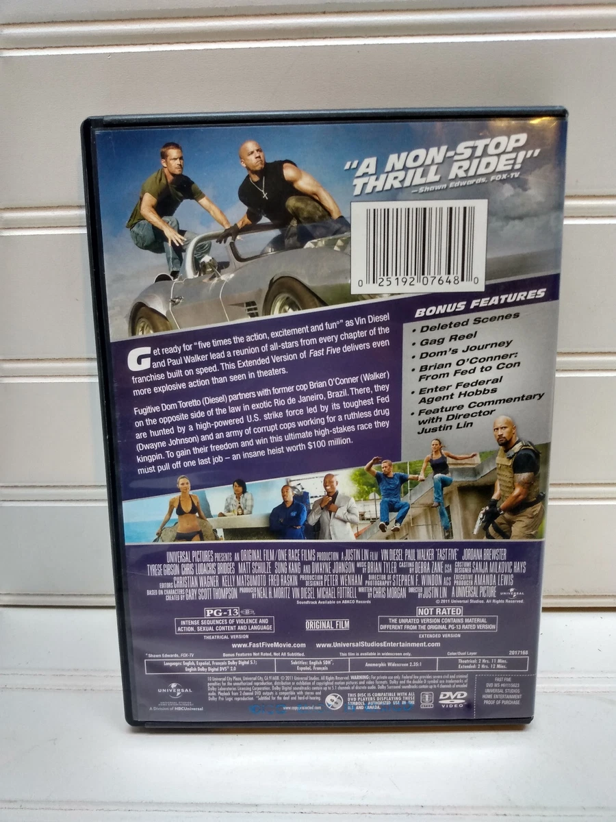 Fast Five Dvd Cover