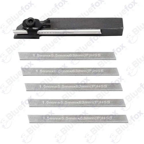 Mini Parting Off Tool 8mm With 6 HSS Blades Small Cut Off Tool For ...