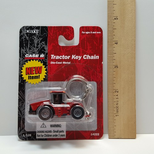2002 Ertl CASE IH INTERNATIONAL HARVESTER Diecast TRACTOR KEY CHAIN 1/ ...