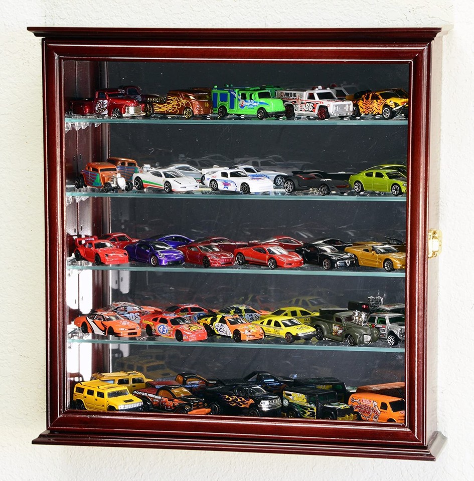 Car Display Case 30 Pcs Matchbox Model Toy Train 1/64 1/43 N HO Black ...