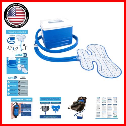 Lightweight Cold Therapy Ice Machine with Custom Timer and Large ...