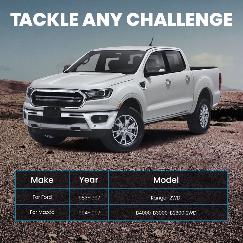 3" Drop Lowering Coil Springs 5" Axle Flip Kit For Ford Ranger Mazda B ...