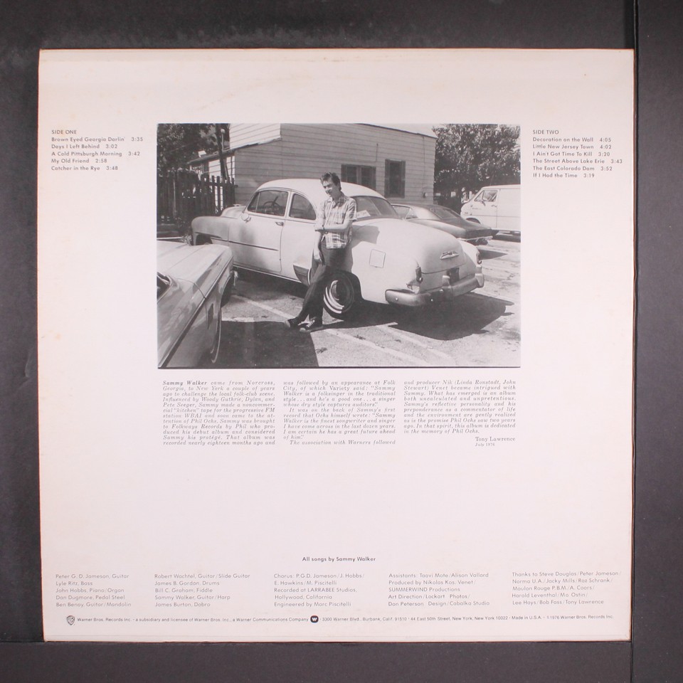 SAMMY WALKER: sammy walker WB 12" LP 33 RPM | eBay