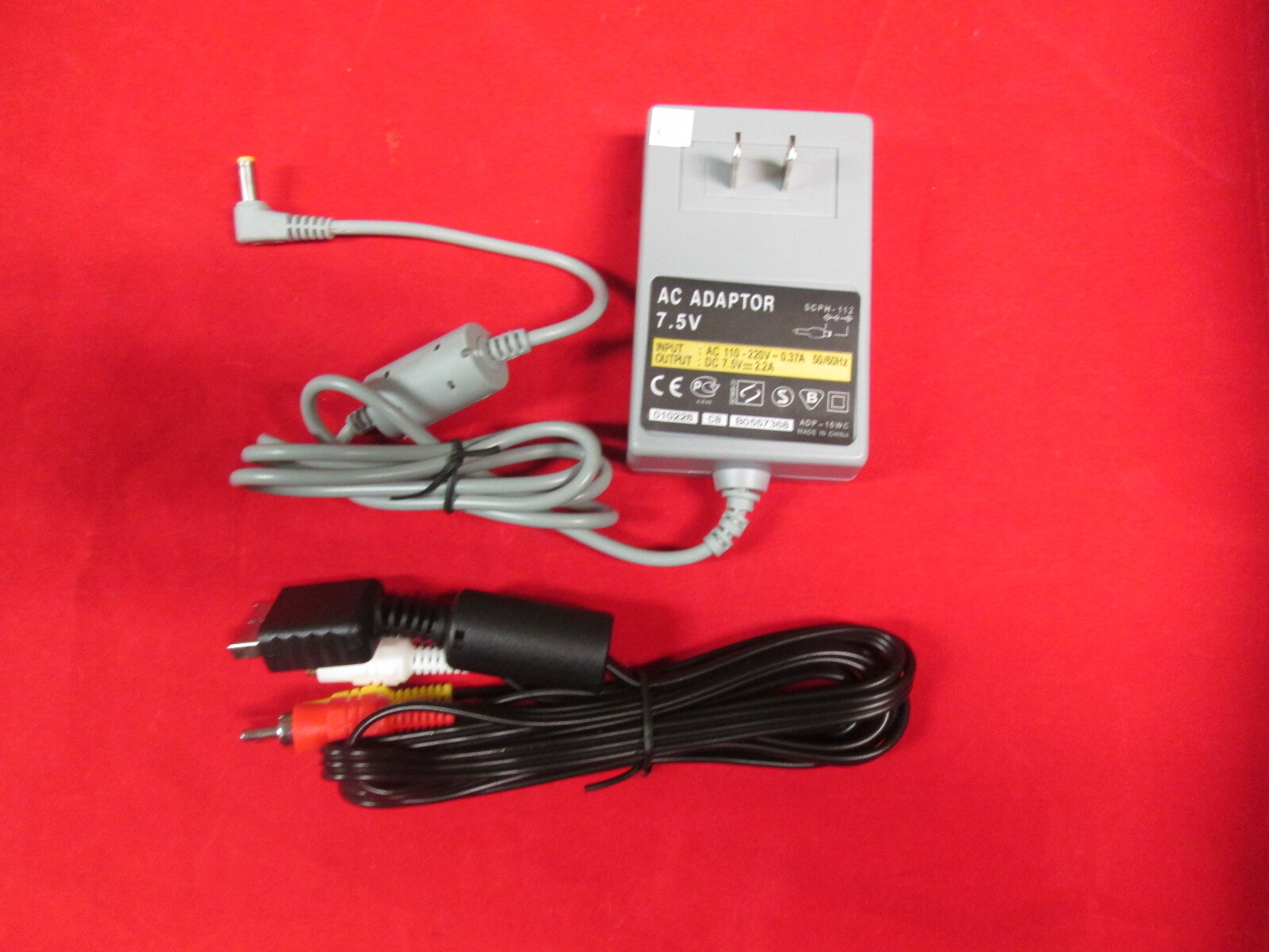 Slim PS1 PlayStation 1 Psone Hookup Connection Kit Power AV 2PCS Brand ...