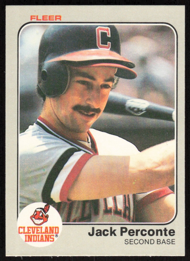 1983 Fleer Jack Perconte Cleveland Indians #417 | eBay