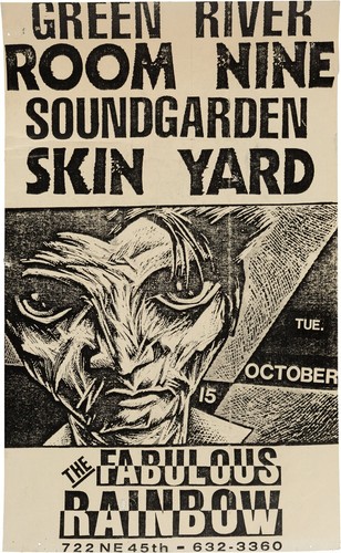 1985 SOUNDGARDEN CONCERT POSTER WALL ART PRINT SKIN YARD SEATTLE ...