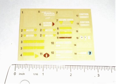 G I JOE Blue Print Decal / Sticker Complete Sheet 2009 snake Trax ATV ...