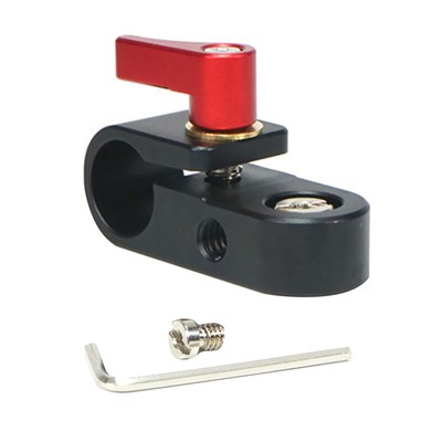 15mm Rail Clamp Mount Rod Holder With 1/4" Thread Hole For Camera Rig ...