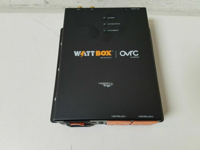WattBox Wb-200-ipce-3 Controllable Power Conditioner With 3 Outlets for ...