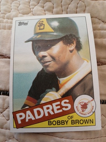 Bobby Brown Baseball card #583 1985 Mint | eBay