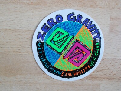 Zero Gravity Sticker | eBay
