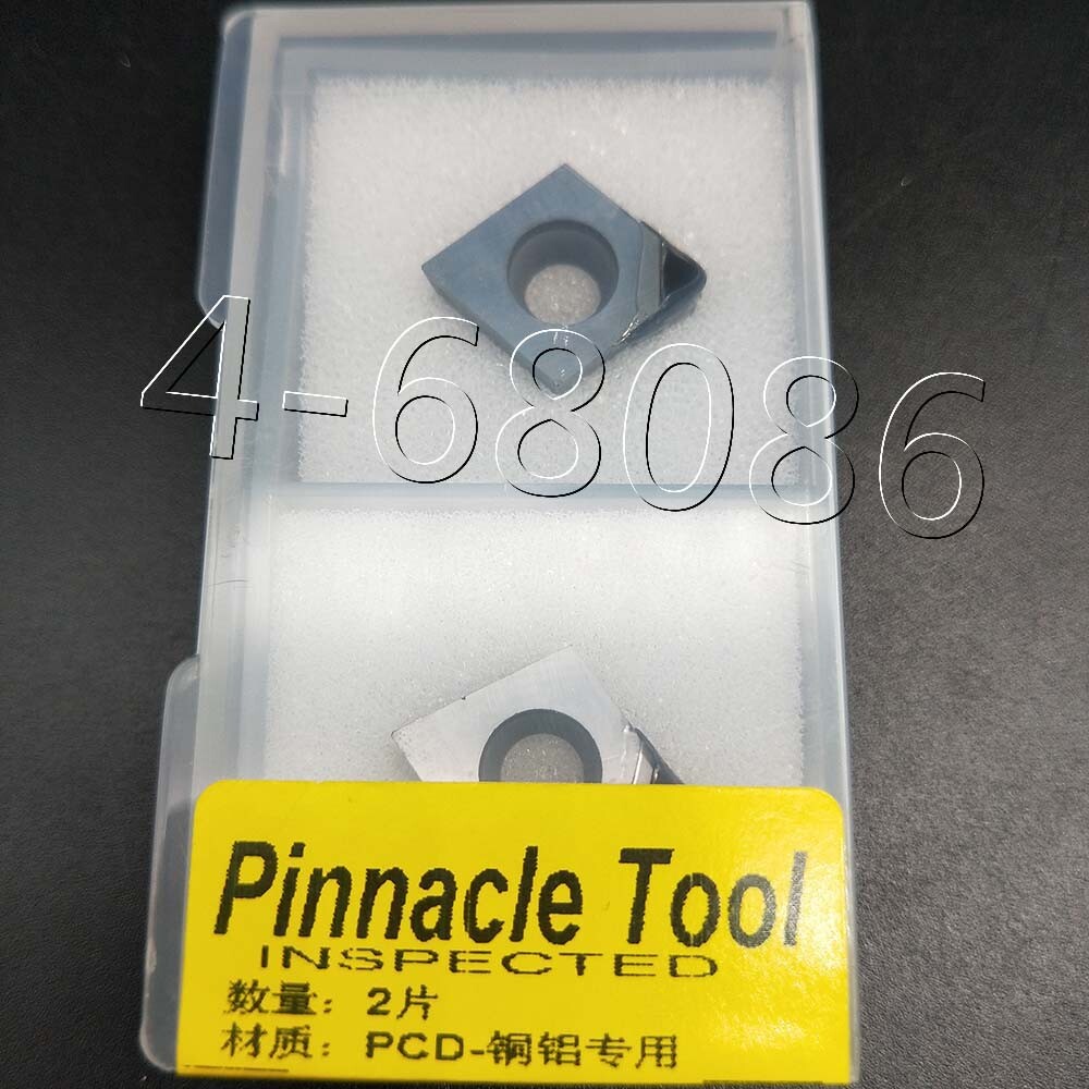 2pcs CCMT / CCGT 120404 PCD Diamond Turning Insert carbide bits cutting ...