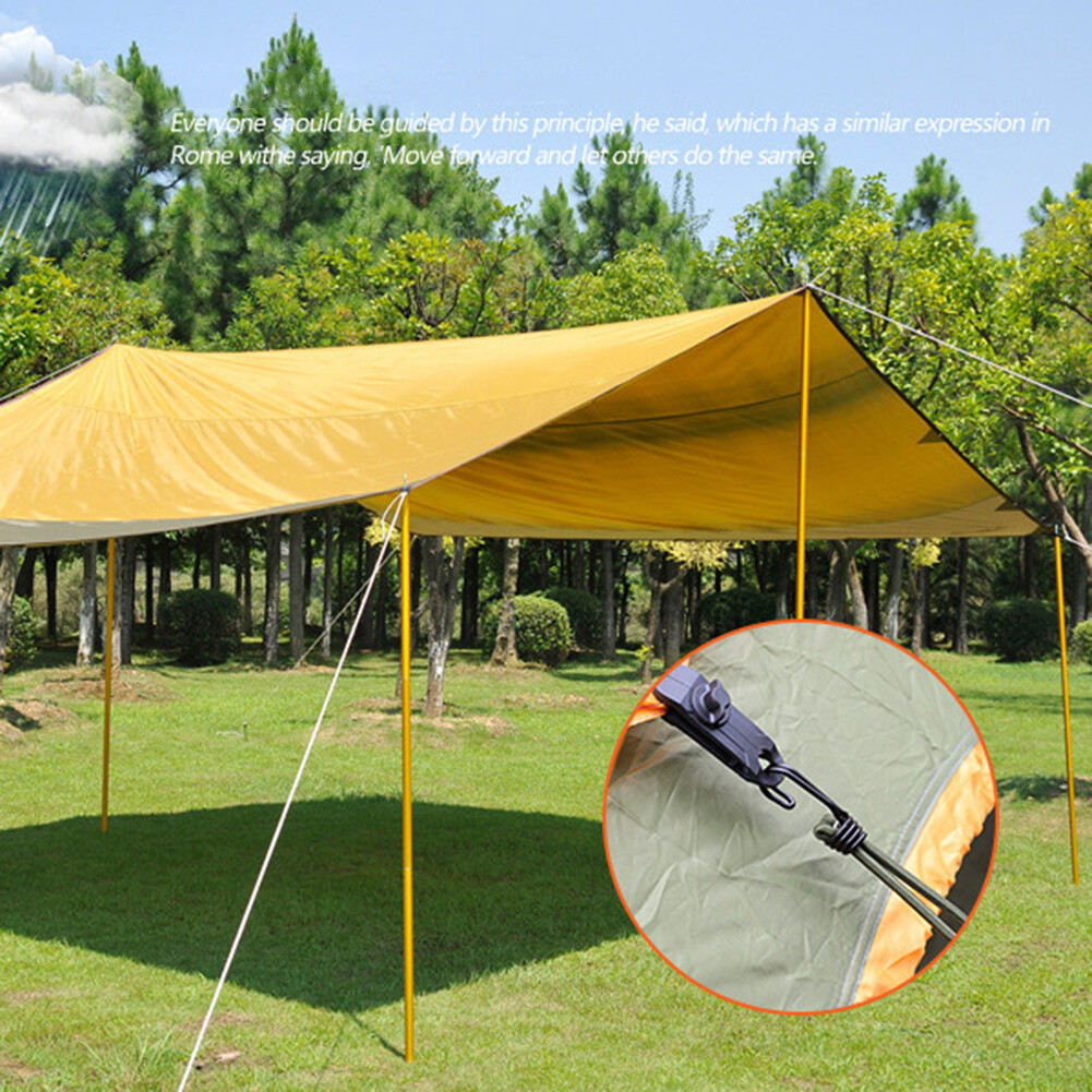 Elastic Tent Rope Camping Canopy Luggage Stretch Buckle Ground Nail ...