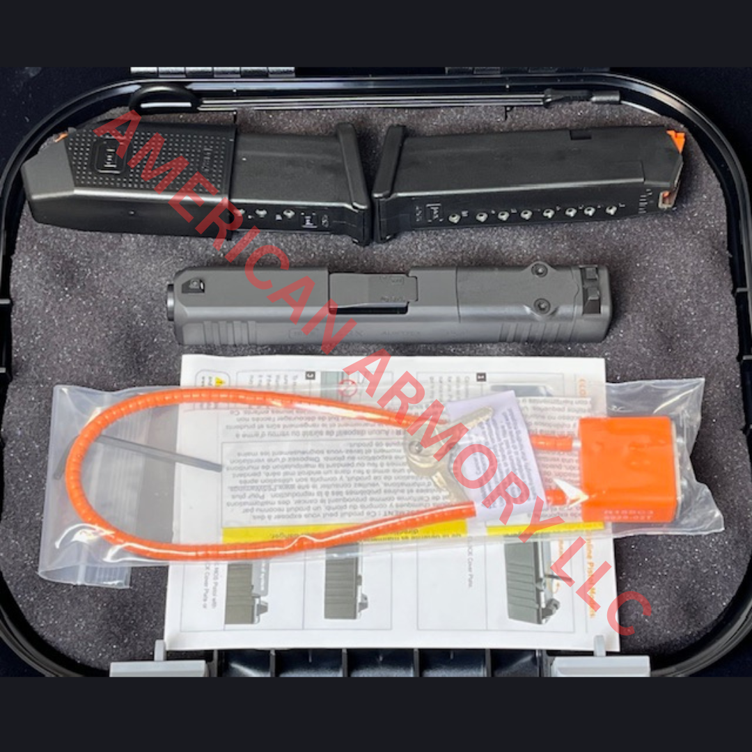 Glock 43X MOS OEM Complete Slide, Case, Lock, 2Mags Fits G43X G48 G43 ...