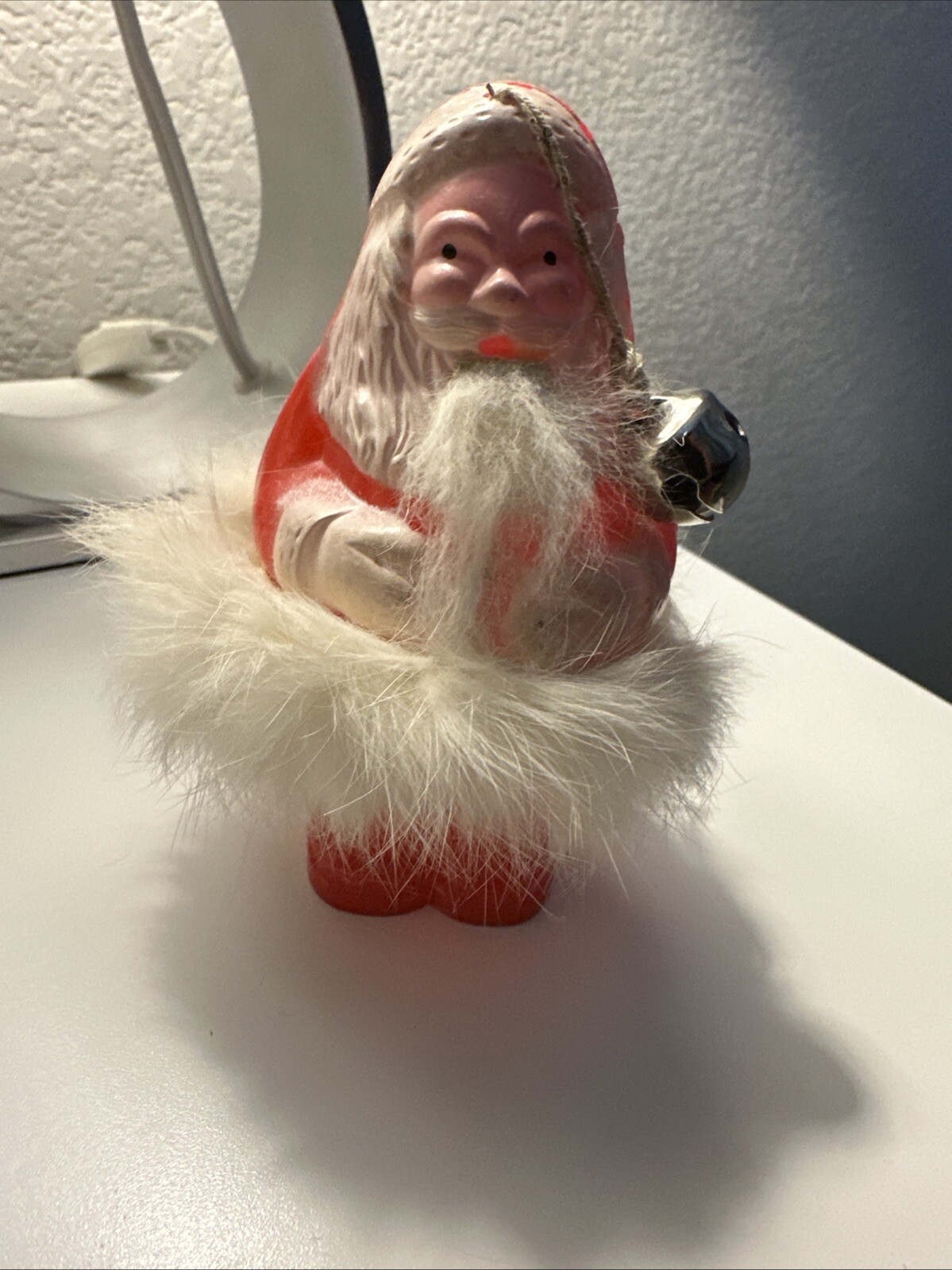 Vintage 50s-60s Hard Plastic Santa Ornament Rattle Toy Blow Mold | eBay