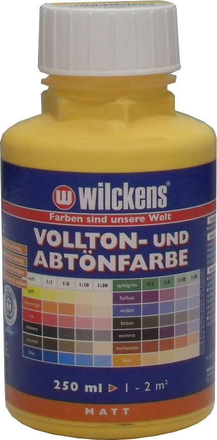 1x250ml Tube Abtönfarbe & Volltonfarbe Wandfarbe Farbtöne Malerfarbe ...
