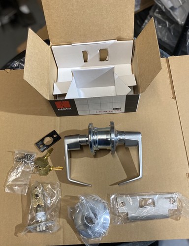 Hager Grade 2 - 3680- ADJ-US26D-WTN-SCC-KD-ASA Lever Keyed Storeroom ...